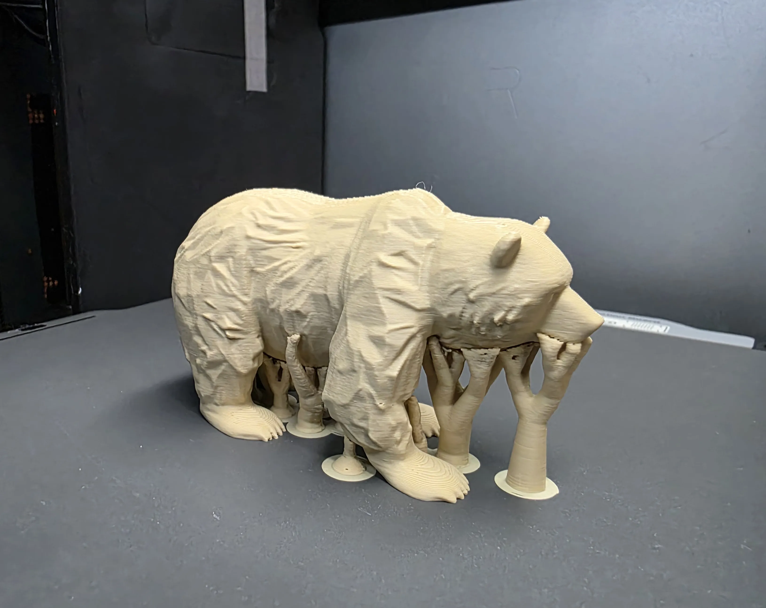 Wooden Bear - Free 3D Print Model - MakerWorld