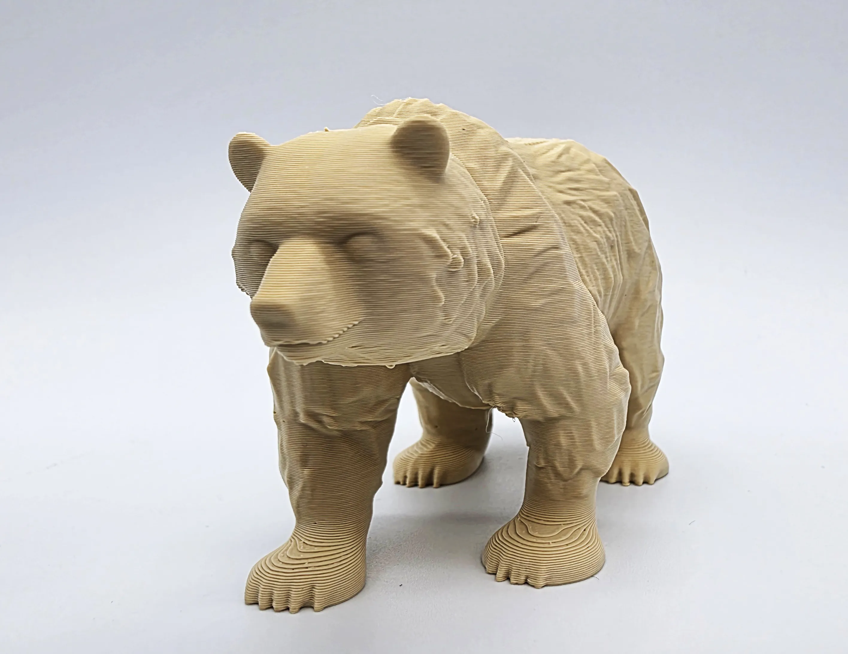 Wooden Bear - Free 3D Print Model - MakerWorld