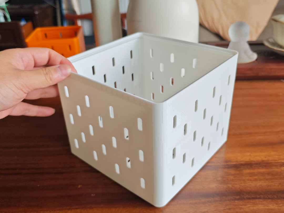 Stackable storage boxes/bins baskets storage boxes combined with IKEA pegboard storage boxes ...