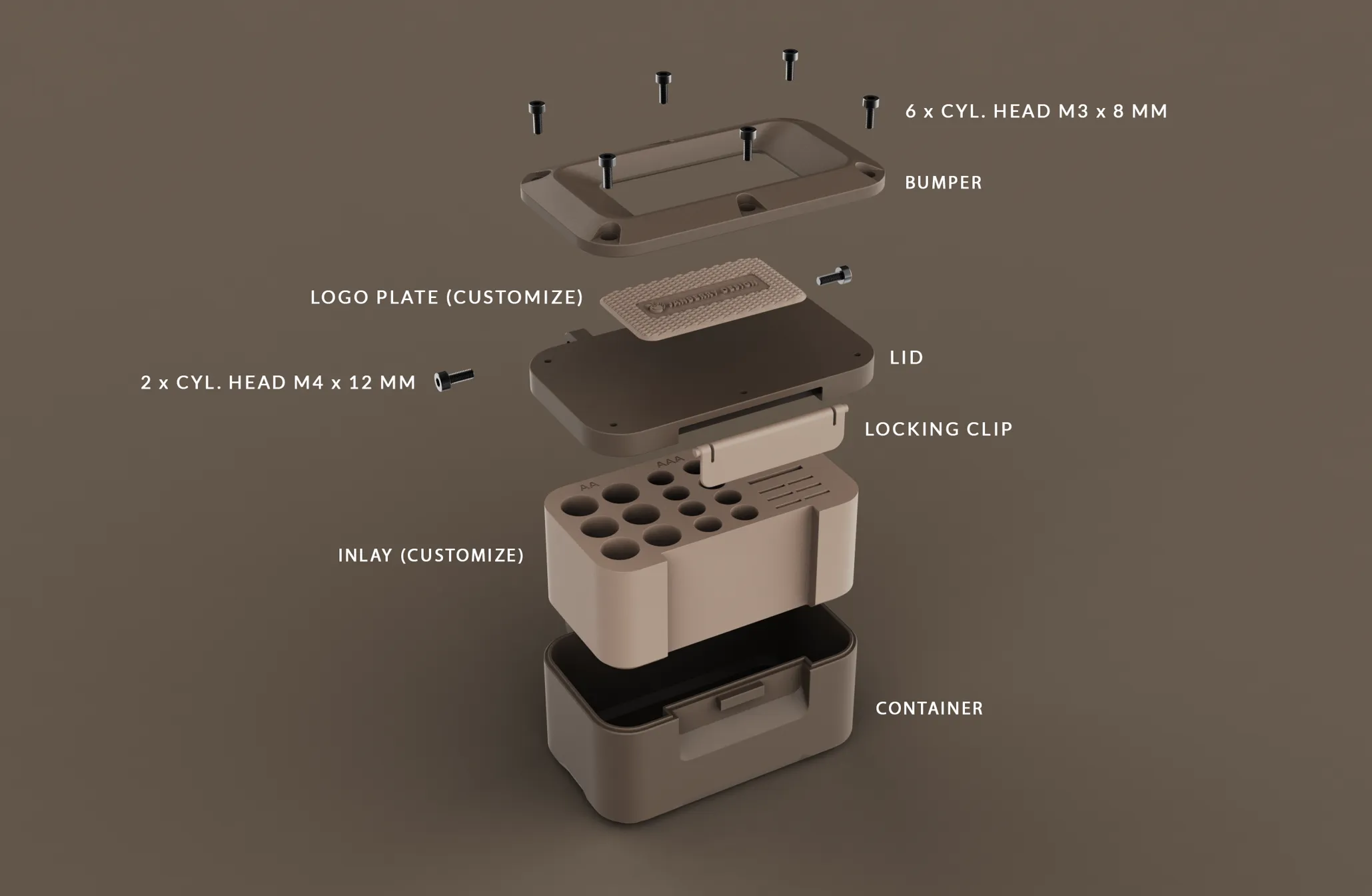 Battery Container by JANBERRY DESIGN MakerWorld: Download Free 3D Models