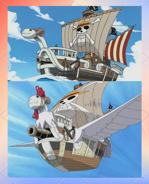 【150+ parts/450g】Going Merry/One Piece Luffy (restored based on Oda's ...