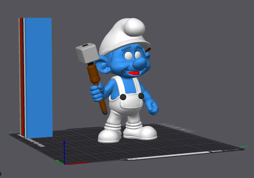 Handy Smurf – Pre-Colored 3D Model by Ryan MakerWorld: Download Free 3D ...