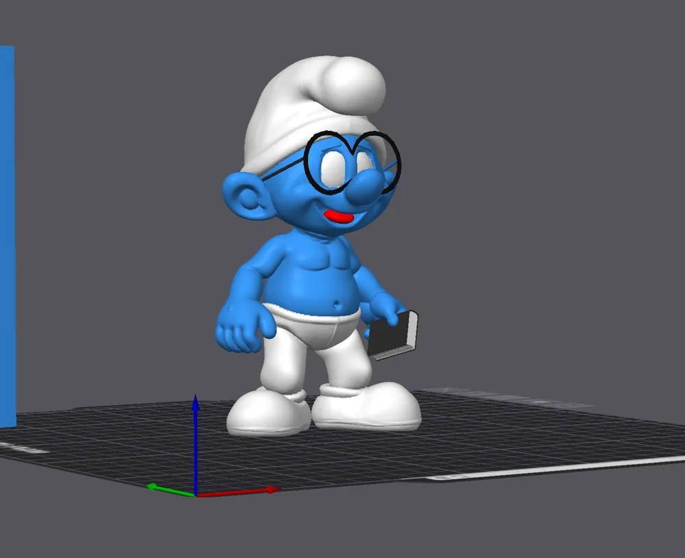 Brainy Smurf – Pre-Colored 3D Model by Ryan MakerWorld: Download Free ...