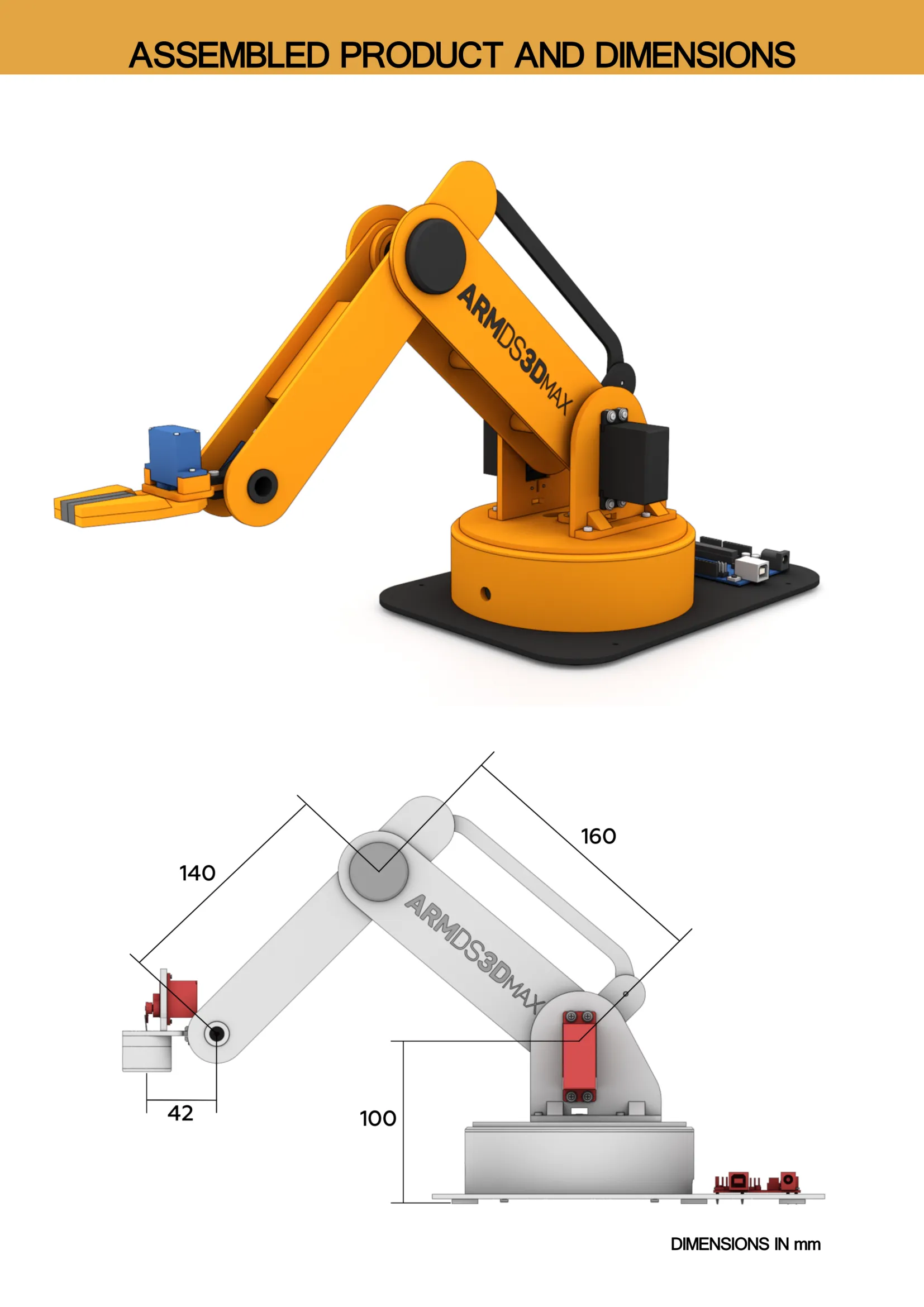BIG ROBOTIC ARMDS3Dmax WITH MAGNETIC GRIPPER by MauricioDUARTE ...
