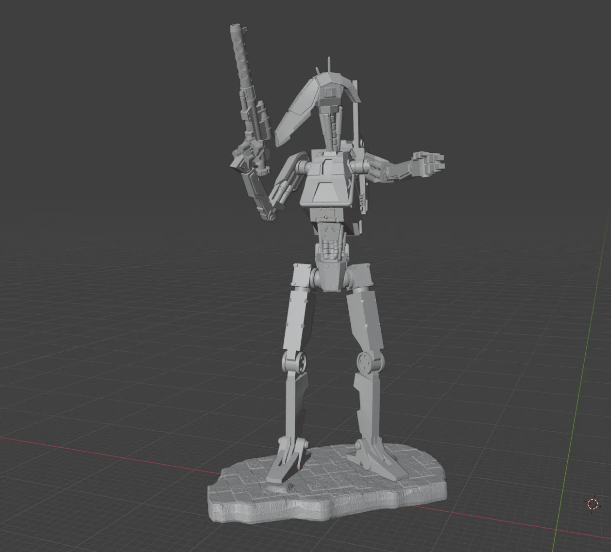 Life-Size STAR WARS B1 Battle Droid 3D Model - Free 3D Print Model ...