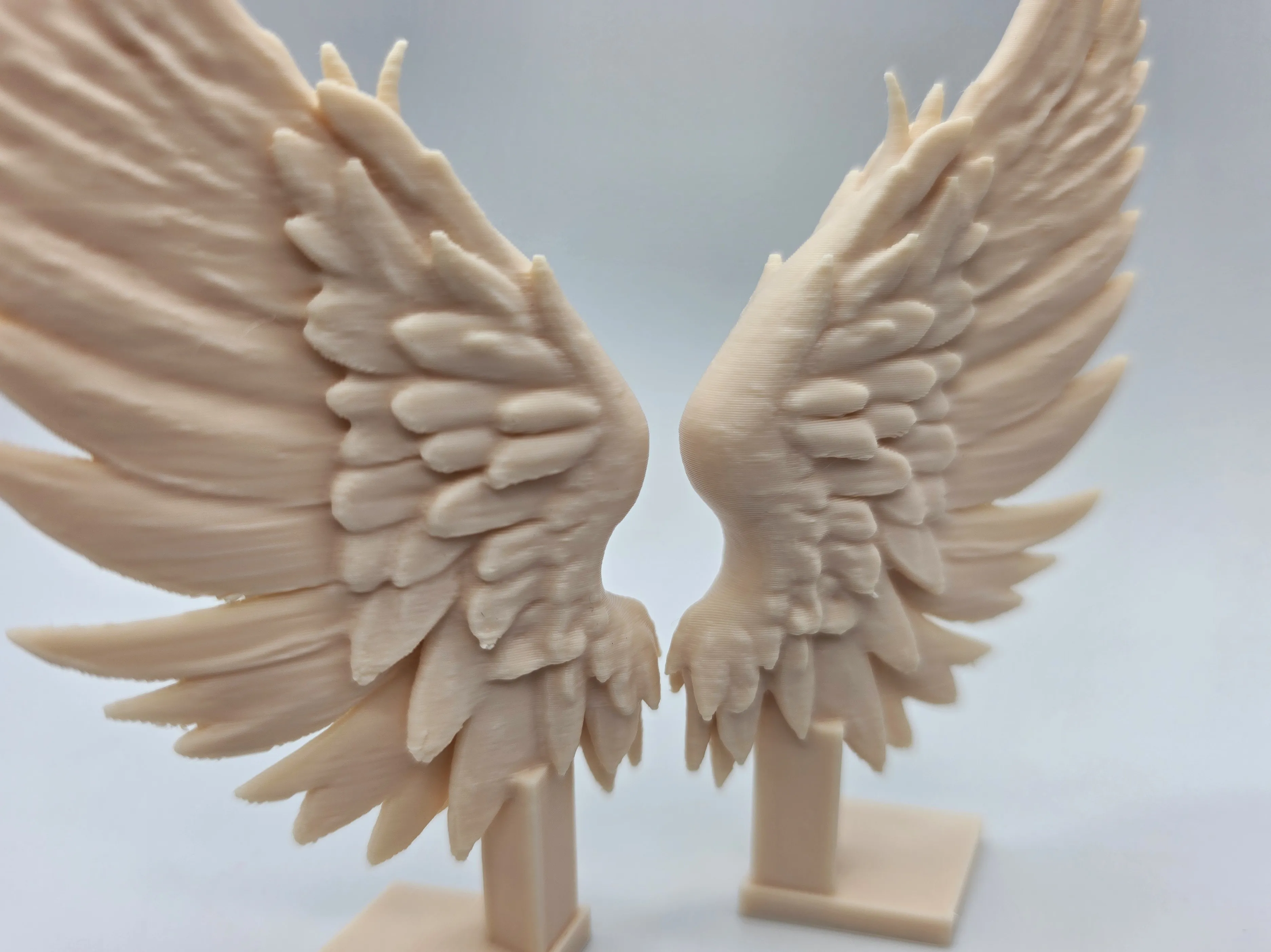 Pair of Angel Wings on Stands - Free 3D Print Model - MakerWorld