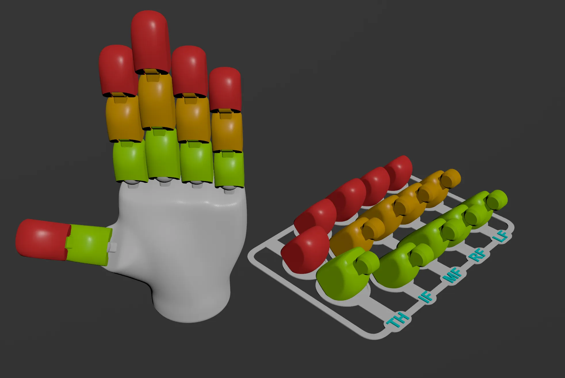 Articulated Hand by MingGY MakerWorld: Download Free 3D Models