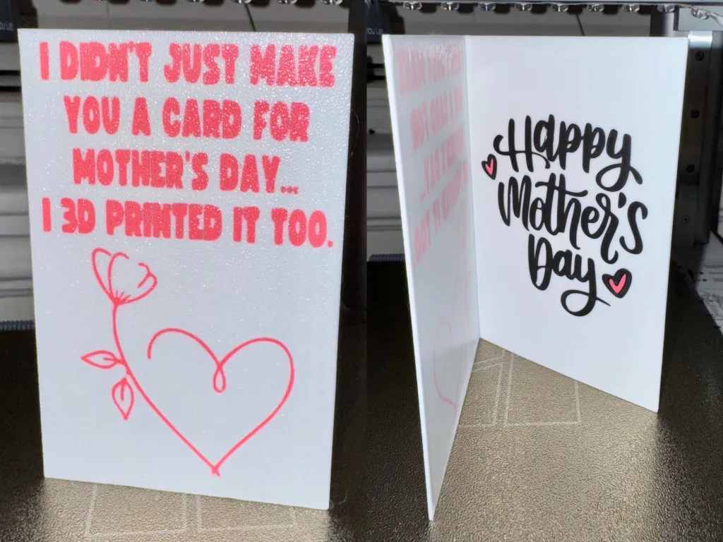 Foldable Mother's Day Cards - Free 3D Print Model - MakerWorld