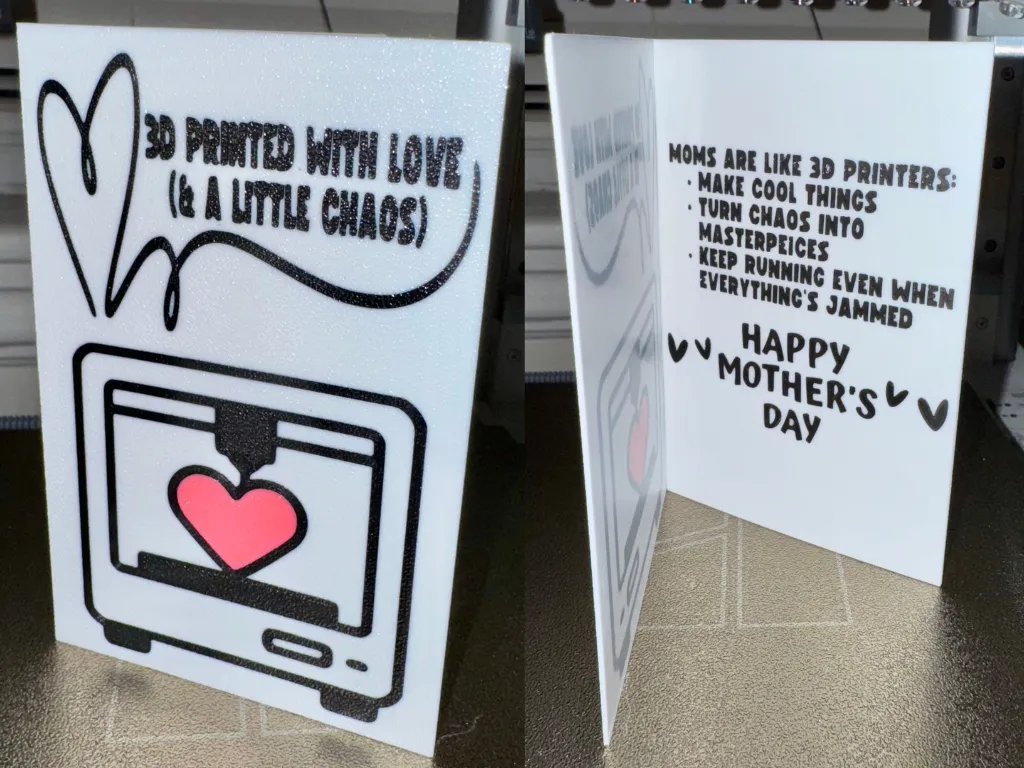 Foldable Mother's Day Cards - Free 3D Print Model - MakerWorld