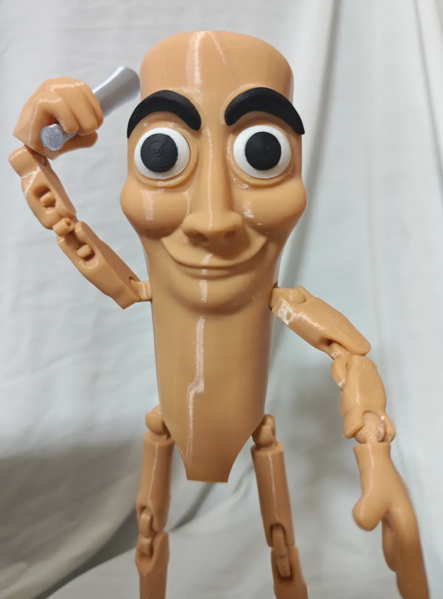 articulated Tung Tung Tung SAHUR figure flexi by MGT3D MakerWorld: Download Free 3D Models