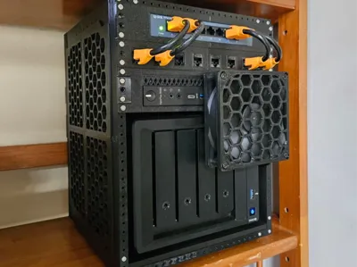 Mini server rack by njengat MakerWorld: Download Free 3D Models