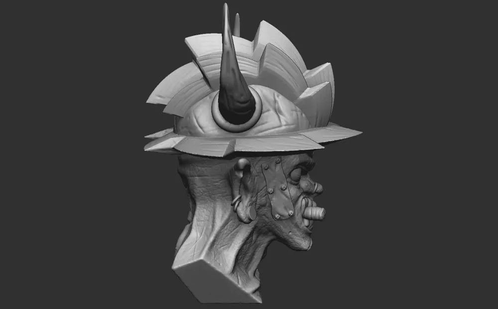 Smoking orc bust by Corn capital creations MakerWorld: Download Free 3D ...