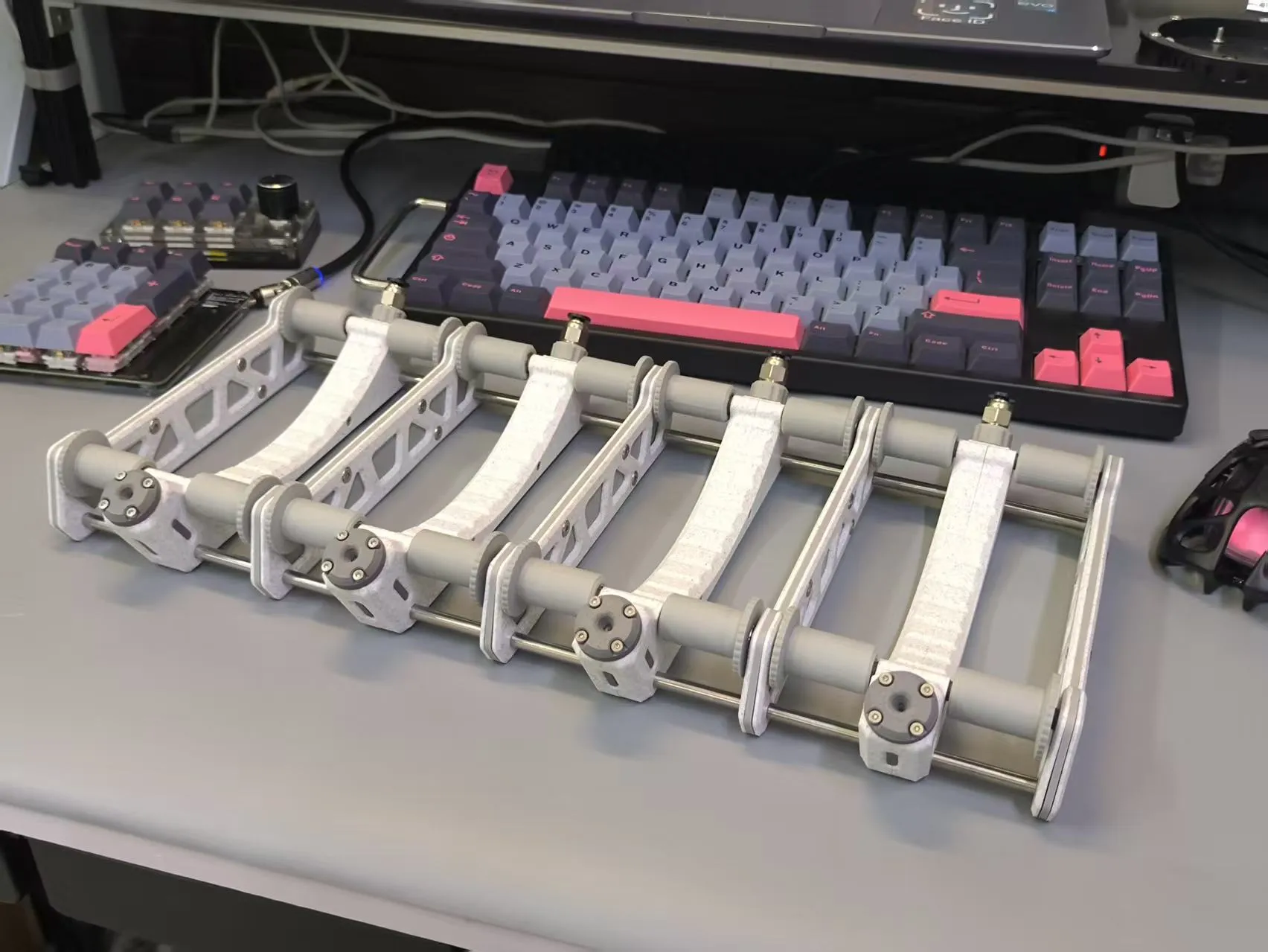 [Updated drag-reduced version] Modular Open Spool Roller Rack (Front-in ...