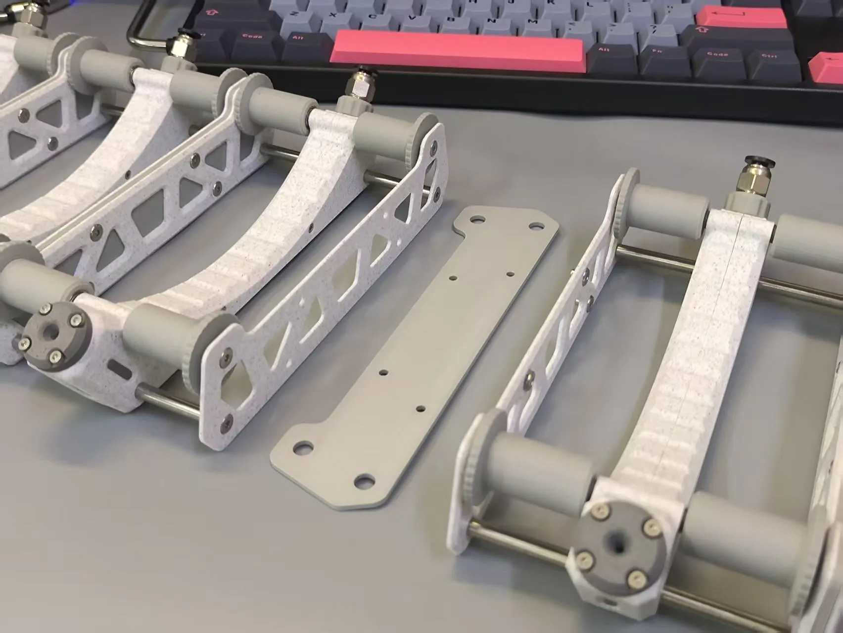 [Updated drag-reduced version] Modular Open Spool Roller Rack (Front-in ...