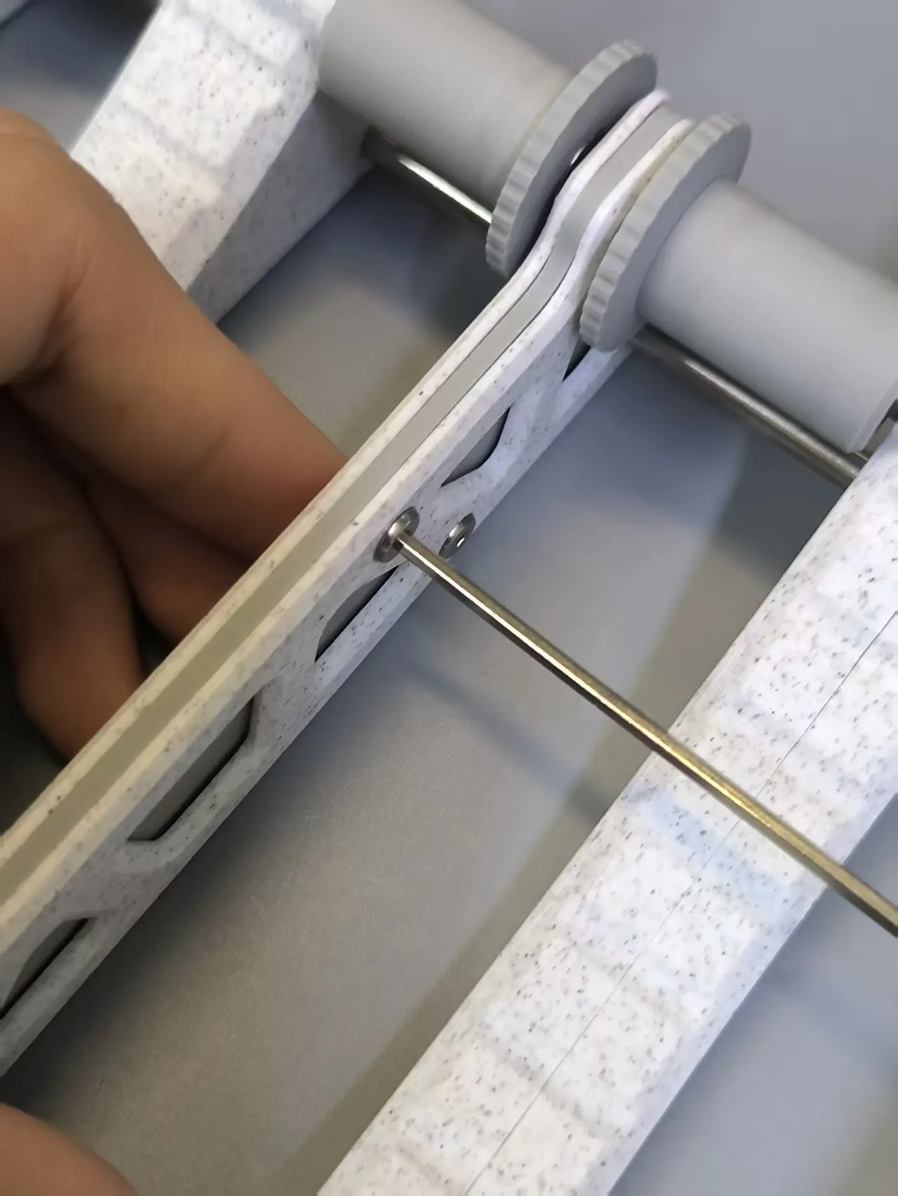 [Updated drag-reduced version] Modular Open Spool Roller Rack (Front-in ...