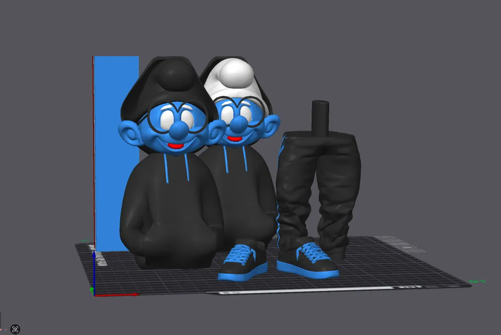 Urban Vibes Handy Smurf Blacked-Out Kit by Ryan MakerWorld: Download ...