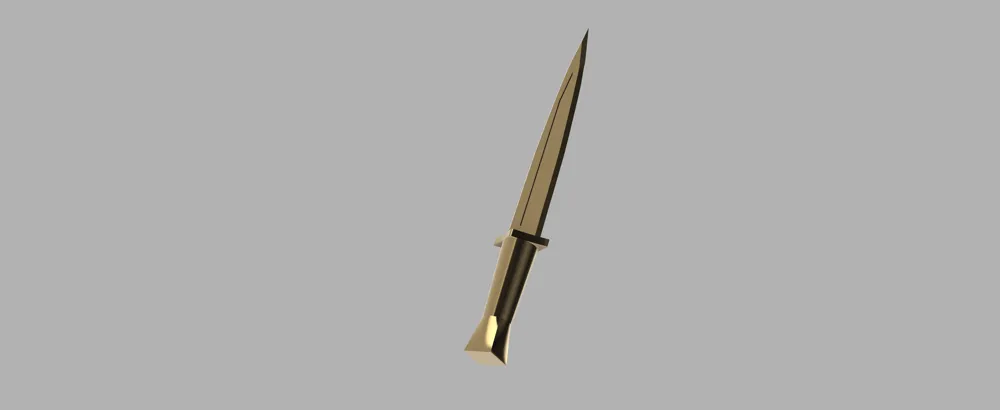 Annabeth's Dagger V2 by tigerMakerWorld: Download Free 3D Models