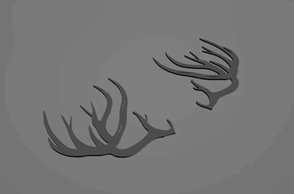 Antlers by 34BLTMakerWorld: Download Free 3D Models