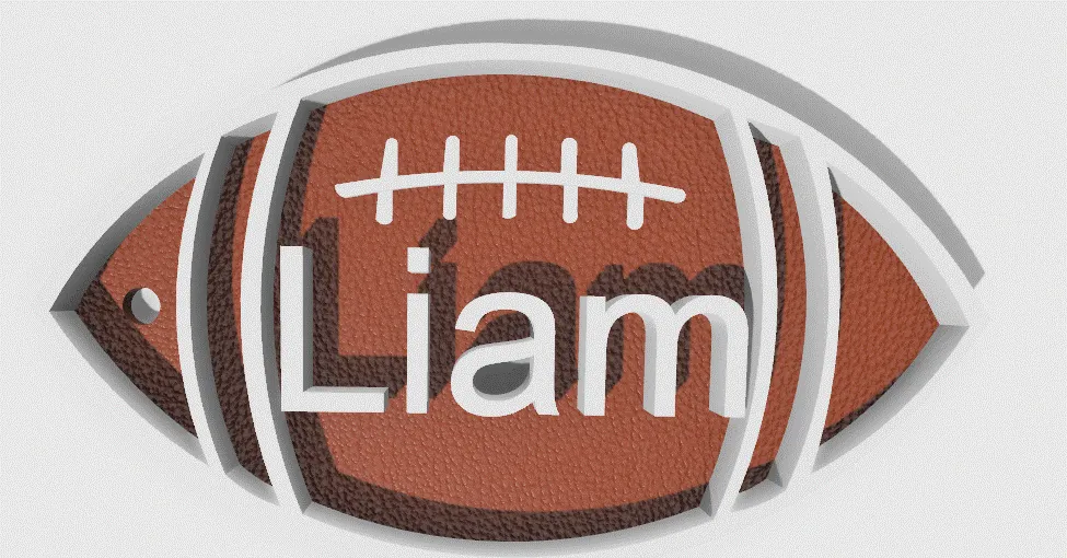 football name tags by 3Dprinting Ryan MakerWorld: Download Free 3D Models