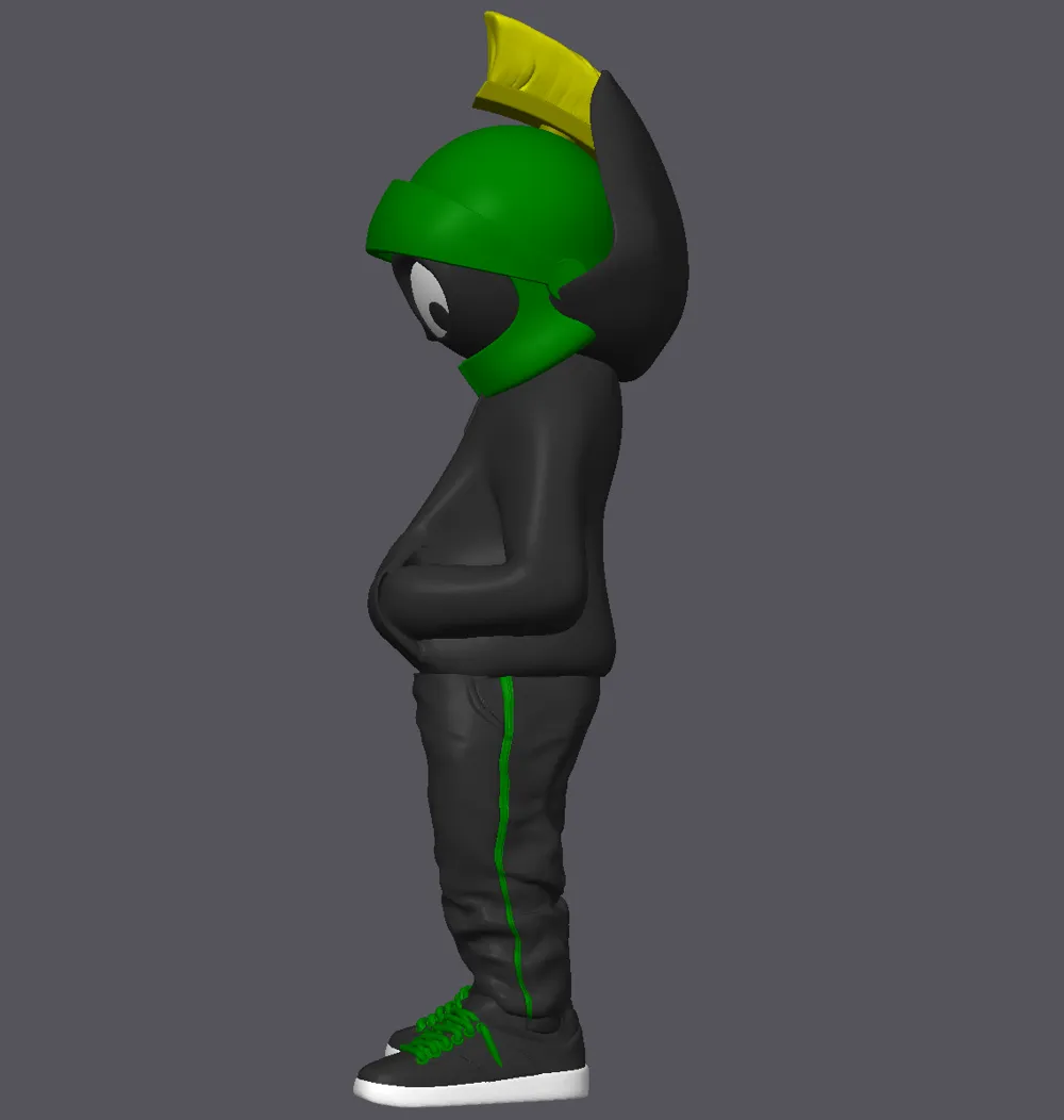 Urban Vibes Looney Tunes Marvin the Martian v2 by Ryan MakerWorld ...