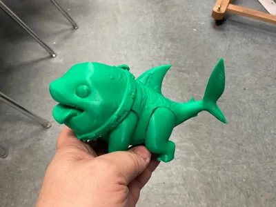 Jeff the Land Shark FULL COLOR by guydudemanperson1 MakerWorld ...