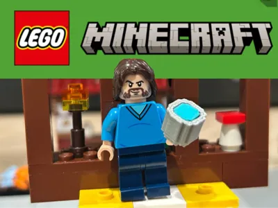 LEG0 Minecraft Water Bucket by Lunzatic MakerWorld: Download Free 3D Models