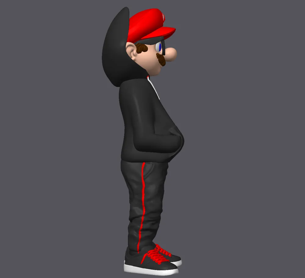 Urban Vibes Super Mario Blacked-Out Kit by Ryan MakerWorld: Download ...