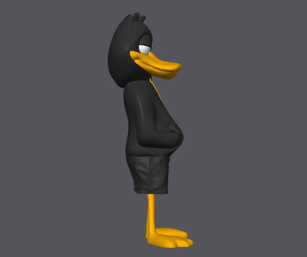 Urban Vibes Daffy Duck Blacked Out Kit V2 by RyanMakerWorld: Download Free 3D Models