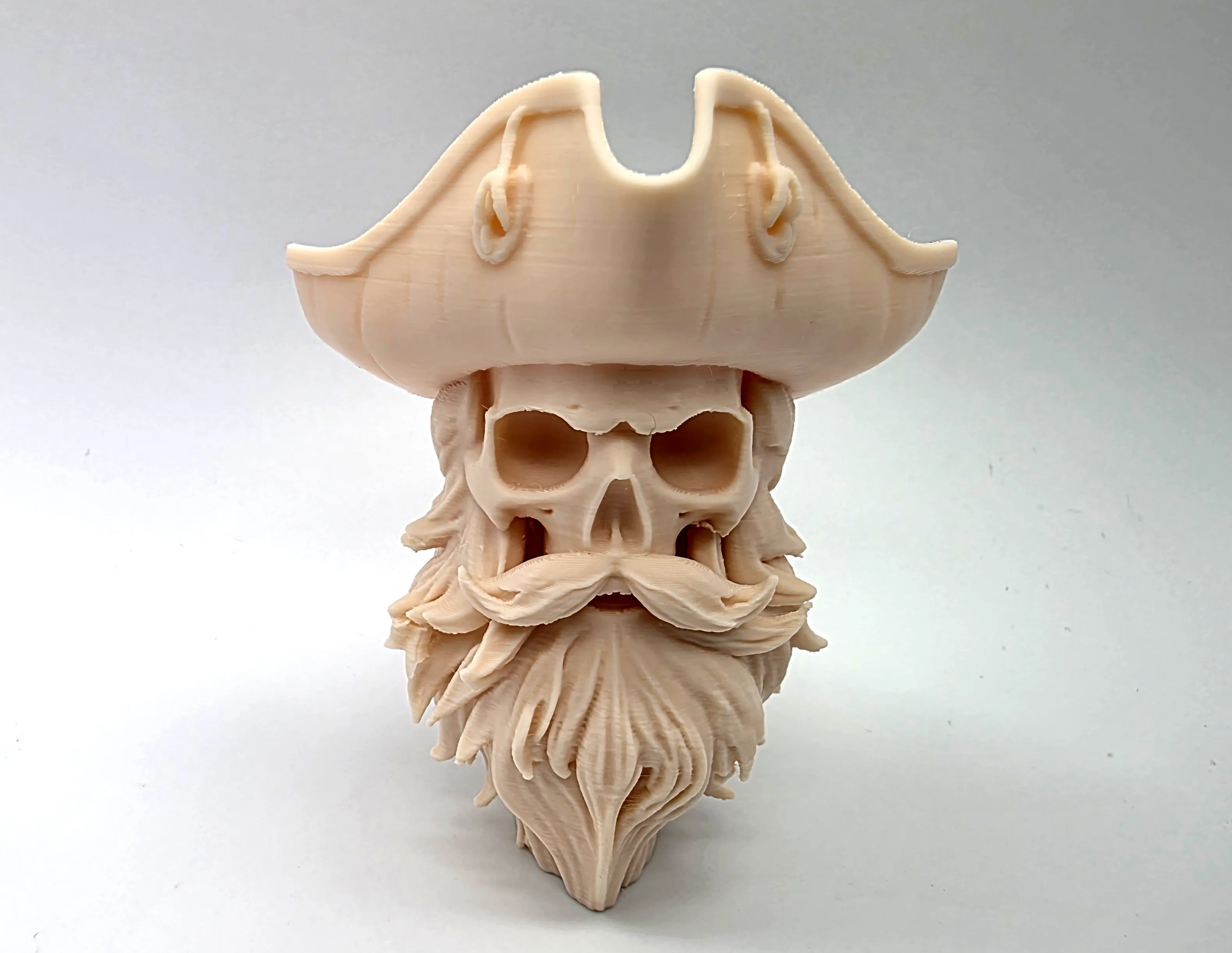 Bearded Pirate Skull by Triple G Workshop MakerWorld: Download Free 3D ...