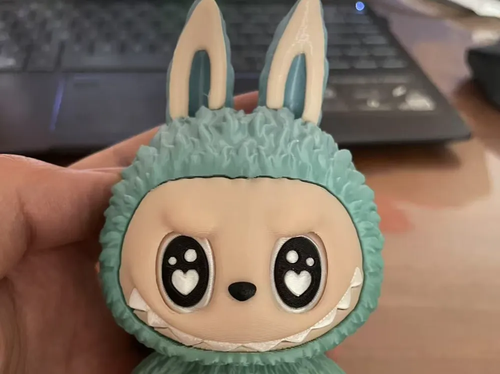 labubu heart eyes by 冰鱼面包 MakerWorld: Download Free 3D Models