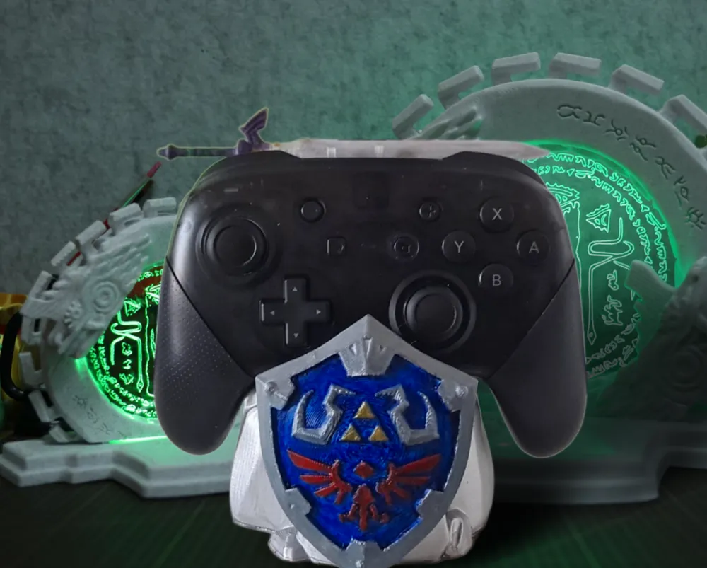 Zelda Themed Controller Stand - Free 3D Print Model - MakerWorld