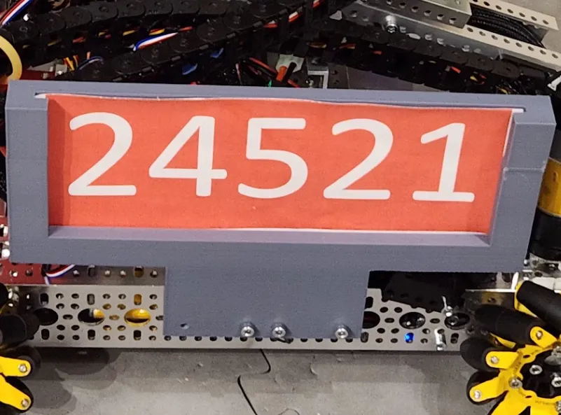 FTC Name Plate (2025 Season Legal) - Free 3D Print Model - MakerWorld