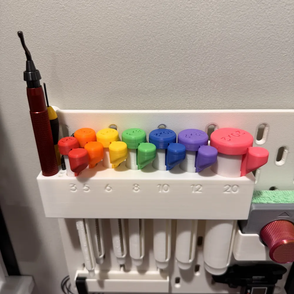 Magnet_Dispenser+Tool_Holder_Skadis by pezcoreMakerWorld: Download Free ...