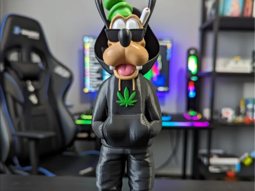 Urban Goofy Black Drip Chill Mode - Free 3D Print Model - MakerWorld