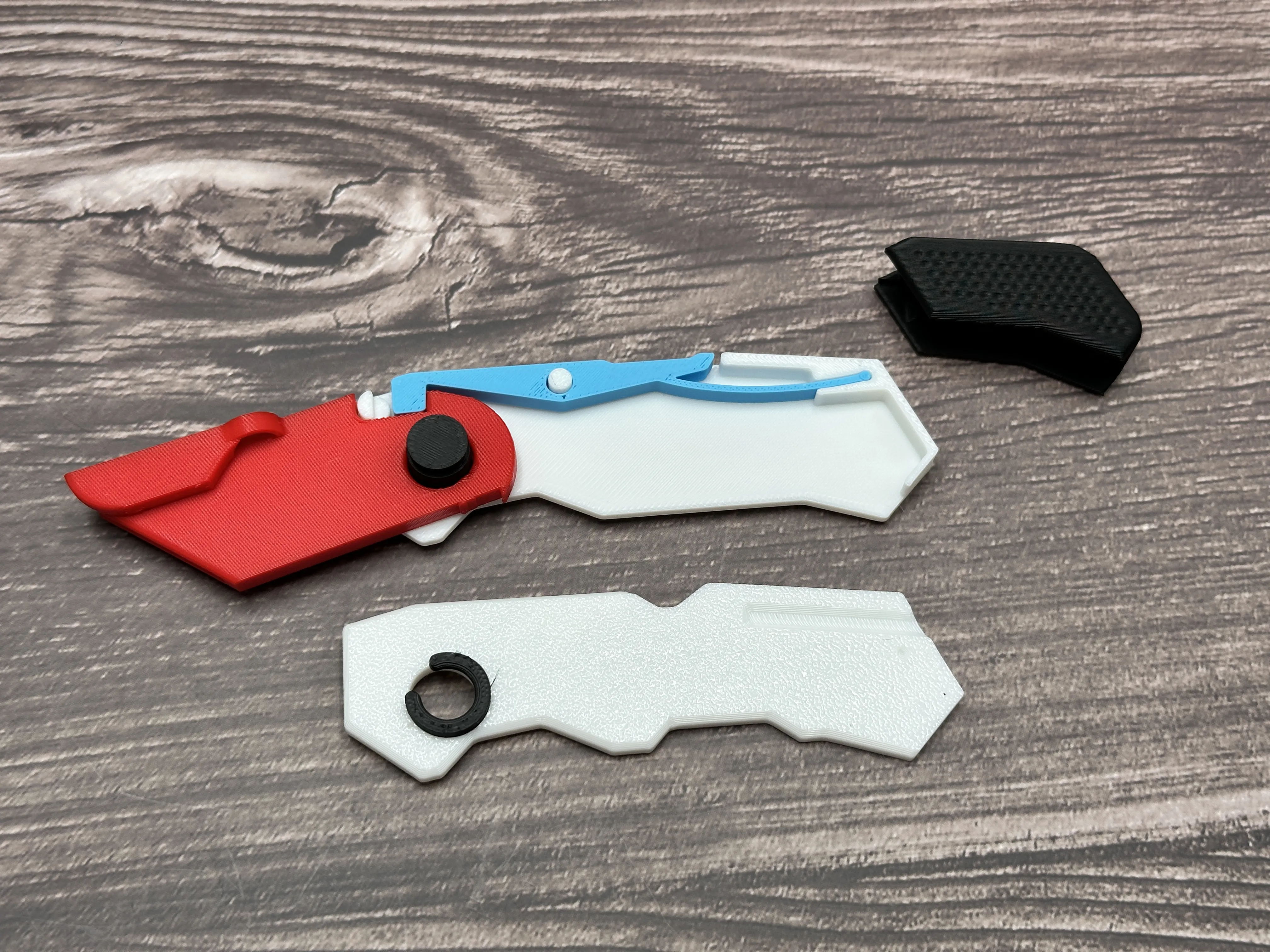 Folding Utility Knife Fully 3DPrinted HardwareFree - Free 3D Print ...
