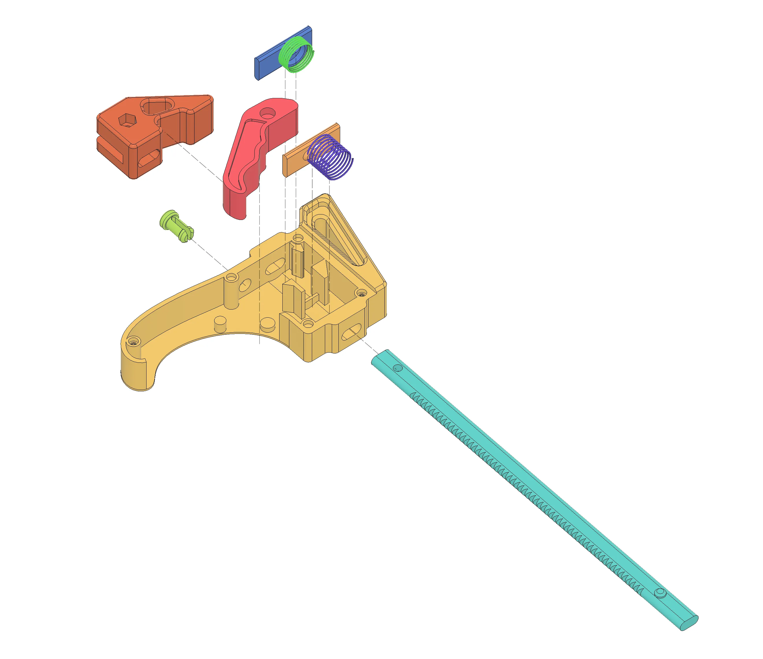 Fidget Quick-Grip Trigger Clamp good for gluing by Michele MakerWorld ...