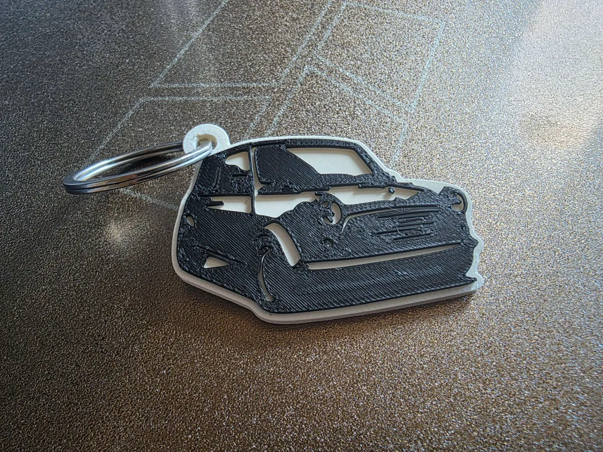 Mini Cooper Keyring - Free 3D Print Model - MakerWorld