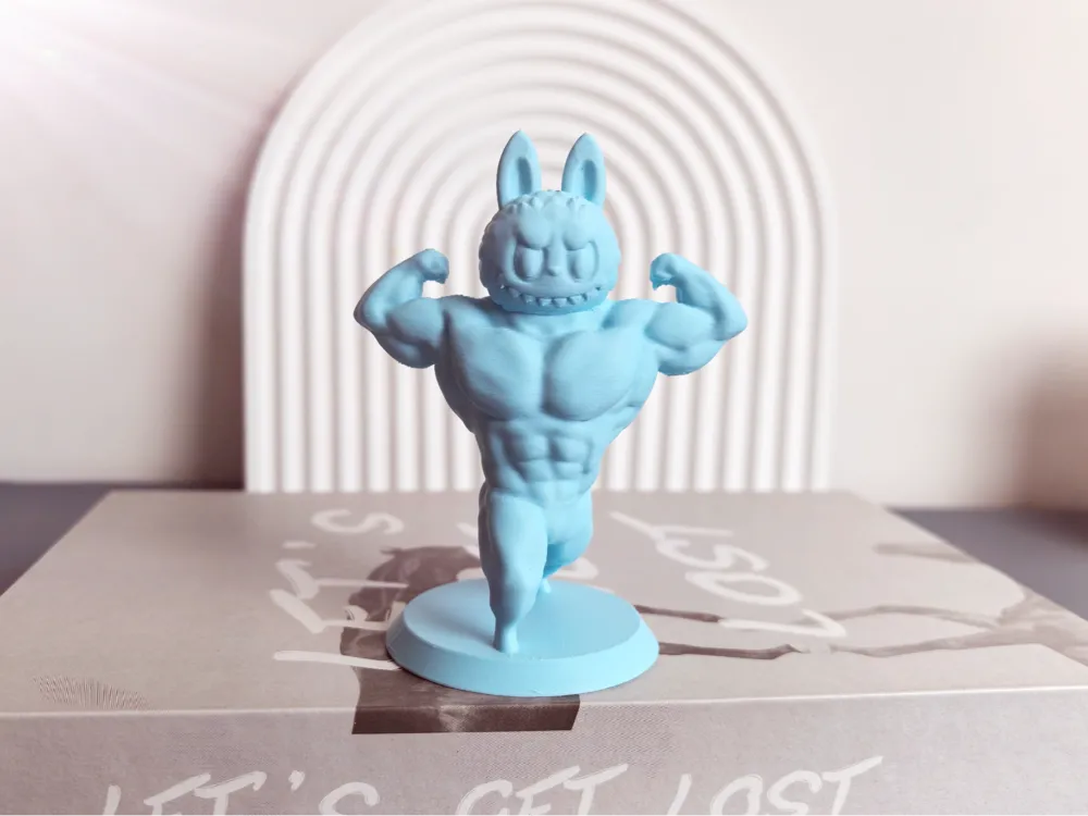 A muscular Labubu, a fitness Labubu by naiyangyang MakerWorld: Download ...