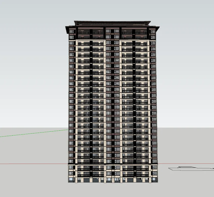 Chinese high-rise residential building by user_2665781453MakerWorld ...