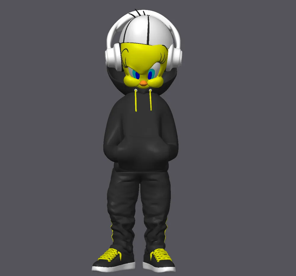 Urban Vibes Tweety Blacked Out Drip Edition by Ryan MakerWorld ...