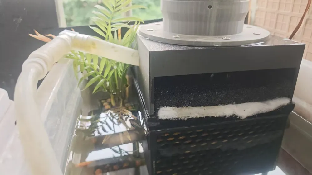 Hydroponic Tower Aquaponics Filter Media Base by akersliangMakerWorld ...