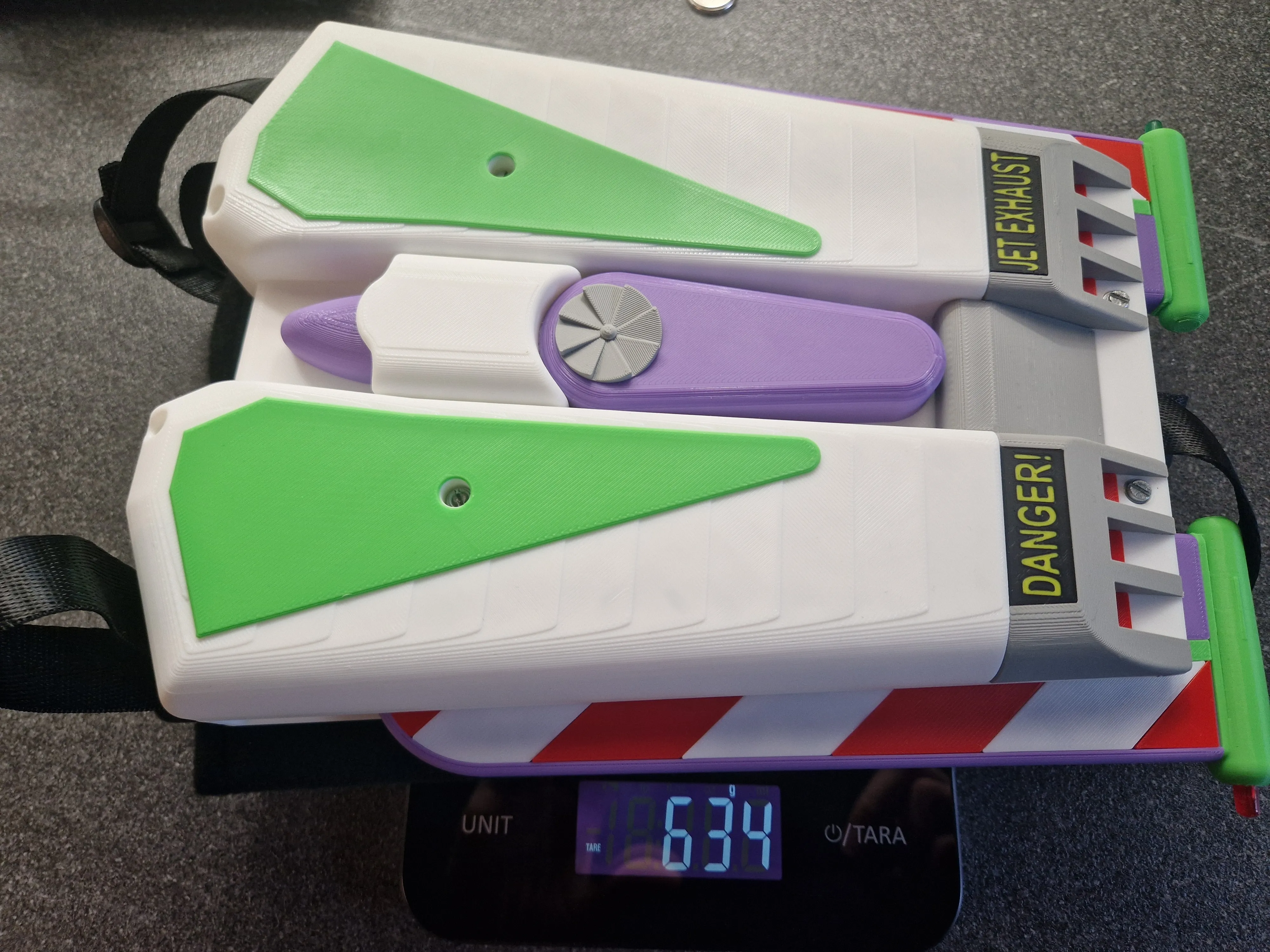 Buzz Lightyear FULL MOTORIZED Jetpack by Laser&Layer Concept MakerWorld ...