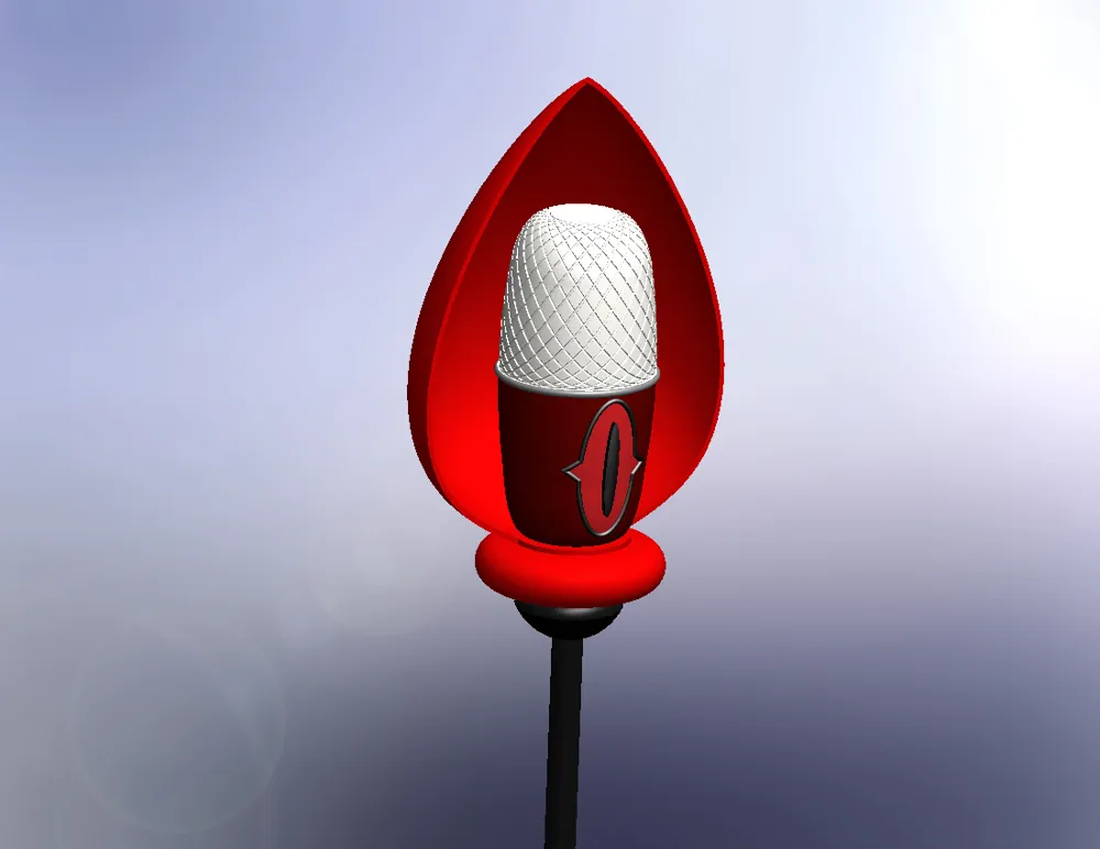 ALASTOR MICROPHONE HAZBIN HOTEL by Camaj3D MakerWorld: Download Free 3D ...