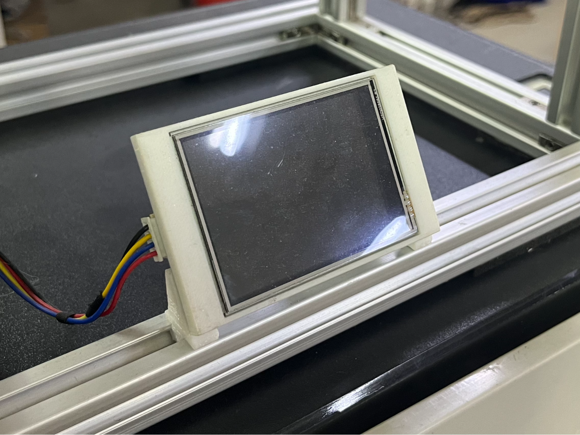 2.8-inch serial port display screen aluminum profile bracket by 海洋君主 ...