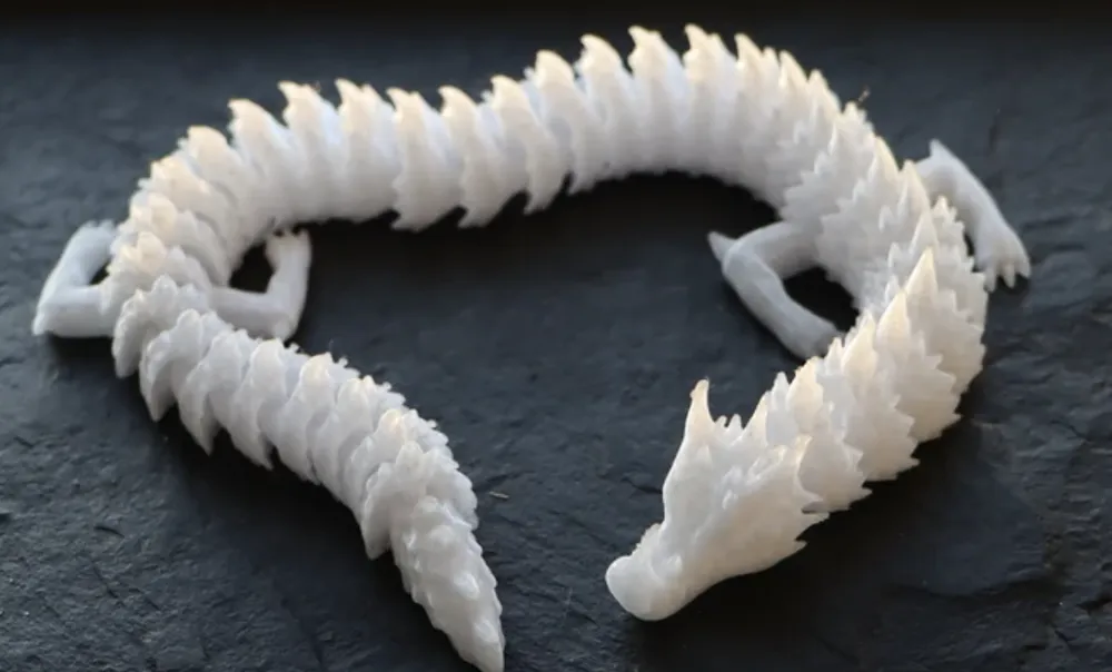 Flexing ice dragon by Max MakerWorld: Download Free 3D Models