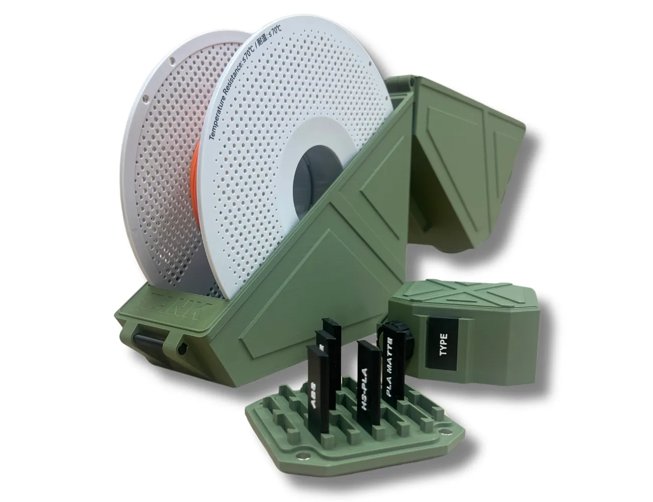 TANK Spool Box by White Ghost Shop MakerWorld: Download Free 3D Models