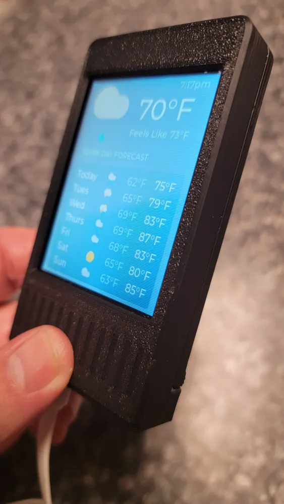 Wall mount Aura, Smart Weather Forecast Display by charlesdcanning ...