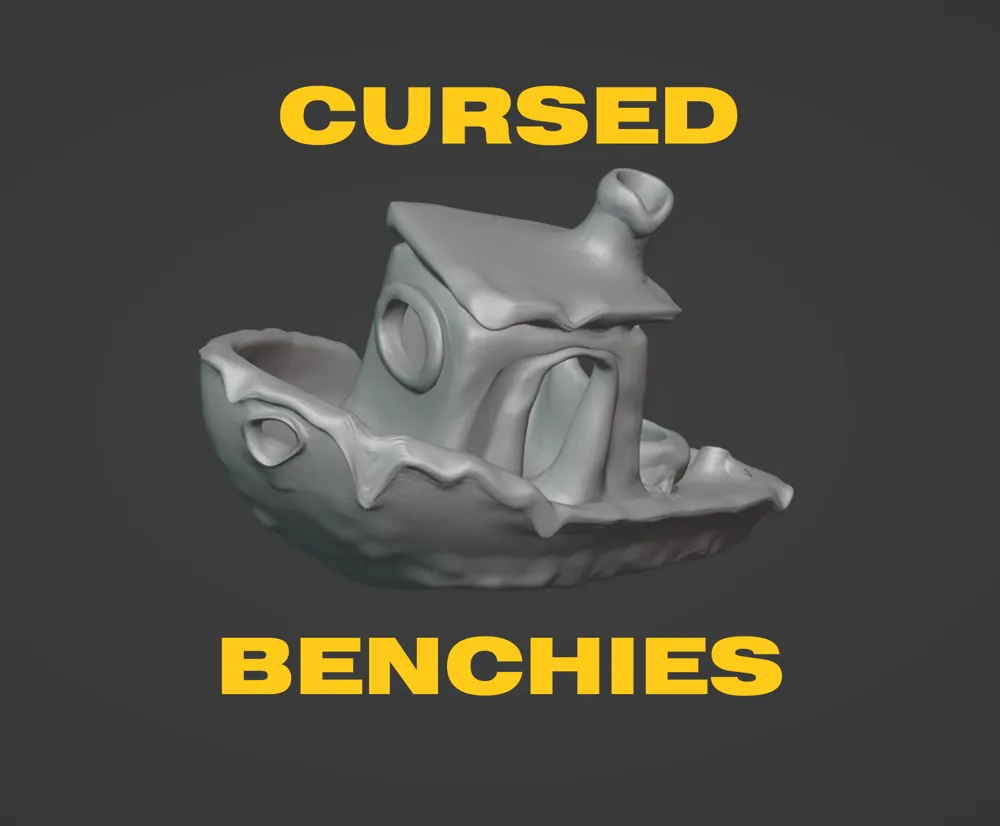 A Series of (17) Cursed Benchies - Free 3D Print Model - MakerWorld