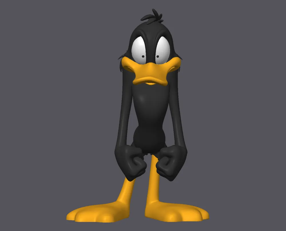 Life-Size Daffy Duck – Iconic Angry Look Edition by Ryan MakerWorld: Download Free 3D Models