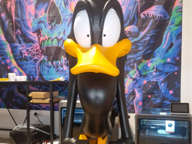 Life-Size Daffy Duck – Iconic Angry Look Edition - Free 3D Print Model ...